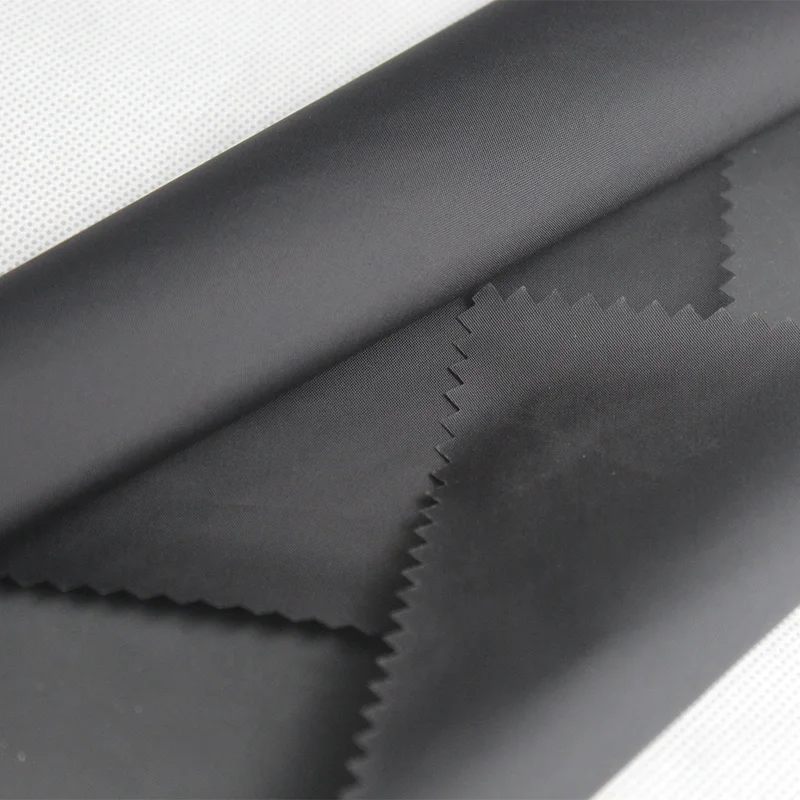 100% Nylon Waterproof 10000mm 210T Matte PVC Taffeta Umbrella Rain Cape ...