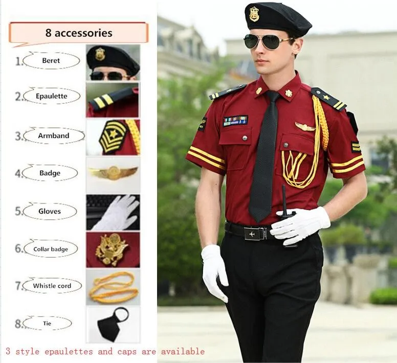 Custom Logo Security Guard Uniforms - Buy High Quality Black Security ...