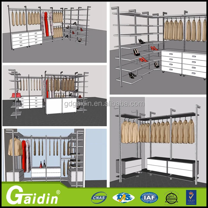 Fittings Walk In Wardrobes Closets Cloakroom Modular Italy Design ...