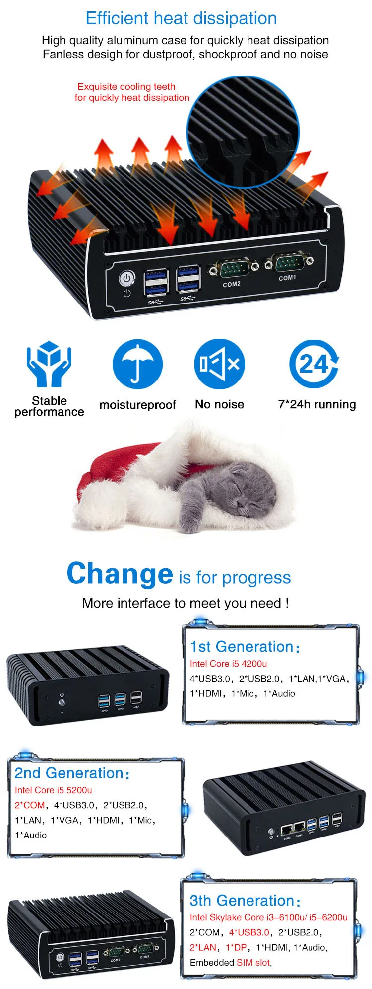 IWILL N13 L2 Thin Client - Core I3 Mini PC with Dual Lan