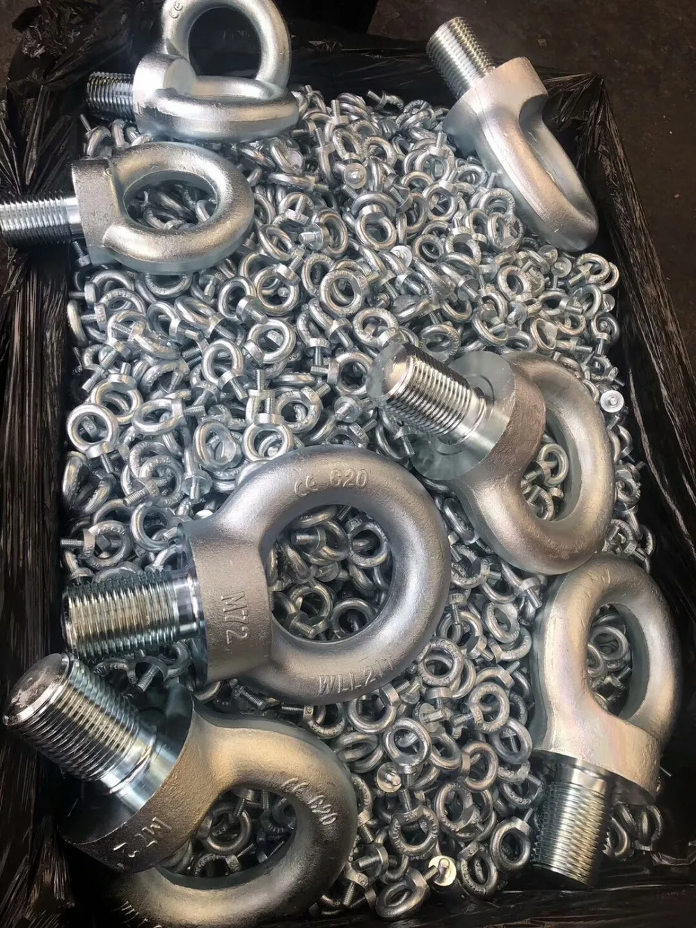 DIN 580 Eye Bolts - Galvanized Steel for Lifting & Securing