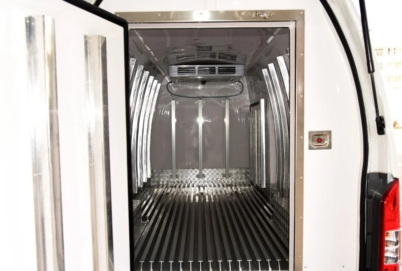 2018 New Foton Mini Bus Cargo Type Refrigerator Mini Vehicle City Cold ...