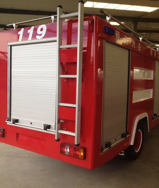 Custom Mobile Aluminum Folding Back Step Rear Ladder For Fire Truck ...