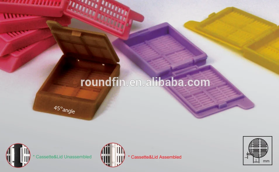 Consumable Plastic Tissue Histology Biopsy Embedding Cassette For ...