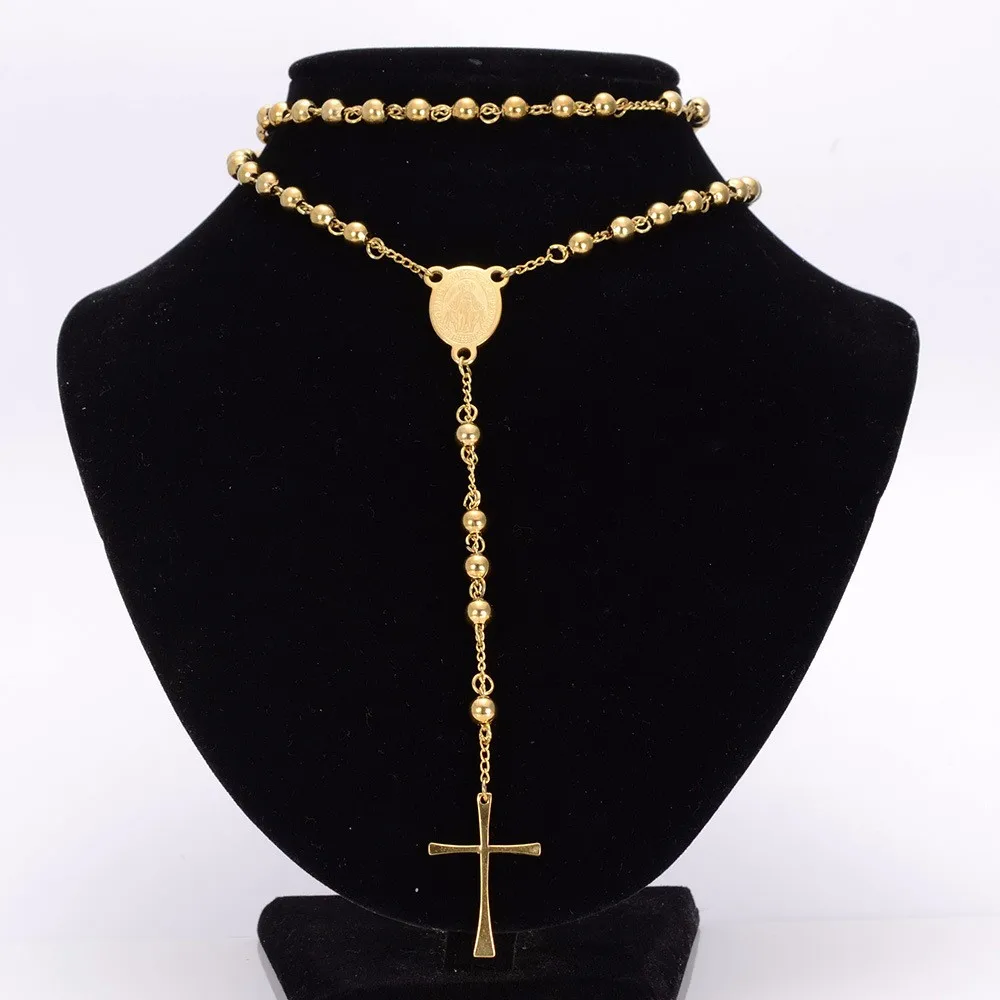 The Cross Chunky Gold Chain Designs Pendant Women Female Fashion Thin ...