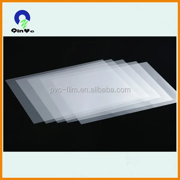 0.08 Mm Thickness Clear Overlay Sheets Pvc Holographic Overlay With ...