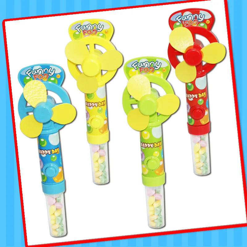 Hot Summer Cute Plastic Mini Fan Toy For Kids With Battery Handle Fan ...