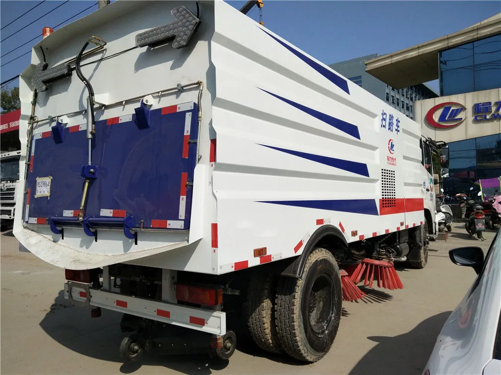 Cheap Price 9m3 Water Tank, 7m3 Dust Bin Vacuum Suction Road Cleaning ...