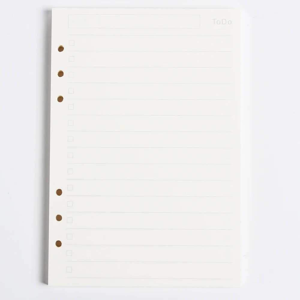Domikee 6 Holes Binder Notebook - Versatile Refill Papers