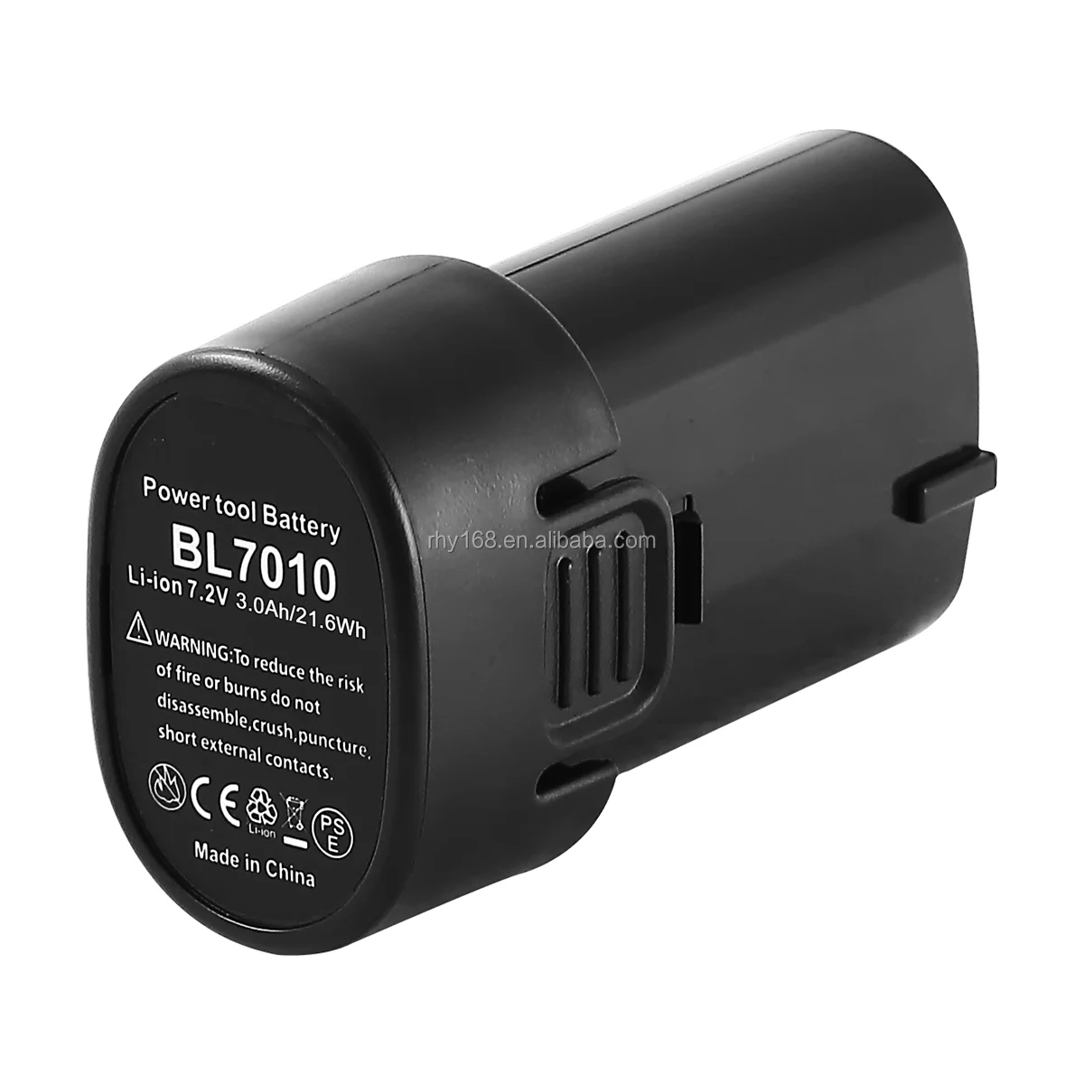 Bl7010 7.2v 3.0ah Replacement Lithium-ion Battery For Makitas Power Tool With Td020dse And ...