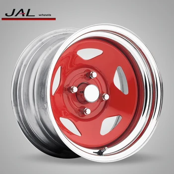 Red-chrome Hoop Steel Wheels Star Type 4x4 Offroad Rims For Suv - Buy ...