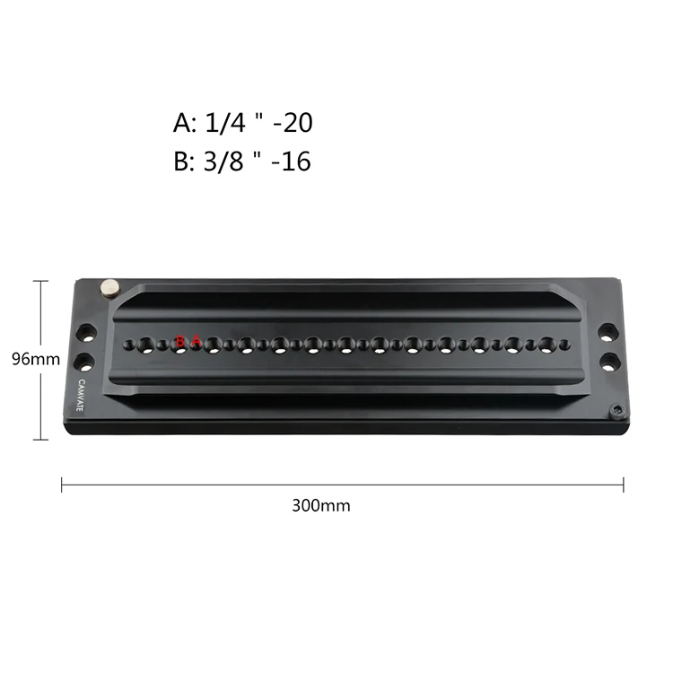 Camvate Hot Sale 12" Versatile Arri Standard Dovetail Bridge Plate For ...
