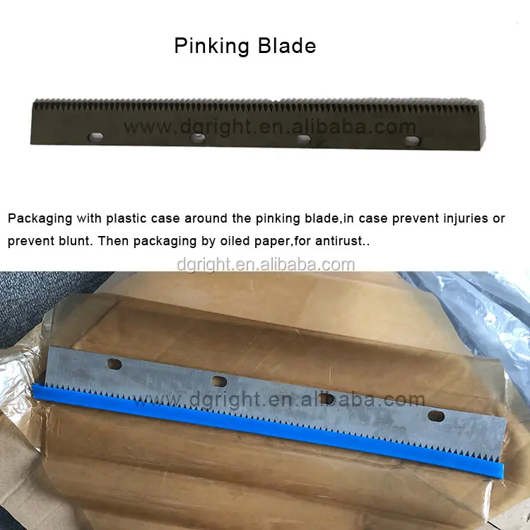 400mm Wave Zigzag Pinking Blade for Fabric Swatch Cutter