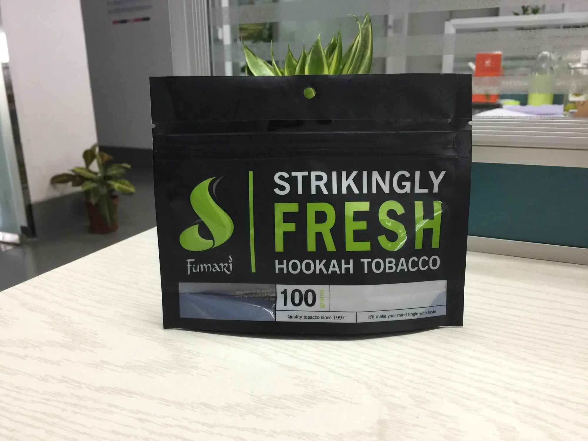 Custom Gravure Printing Foil Shisha Tobacco Zipper Bag - Buy Tobacco ...