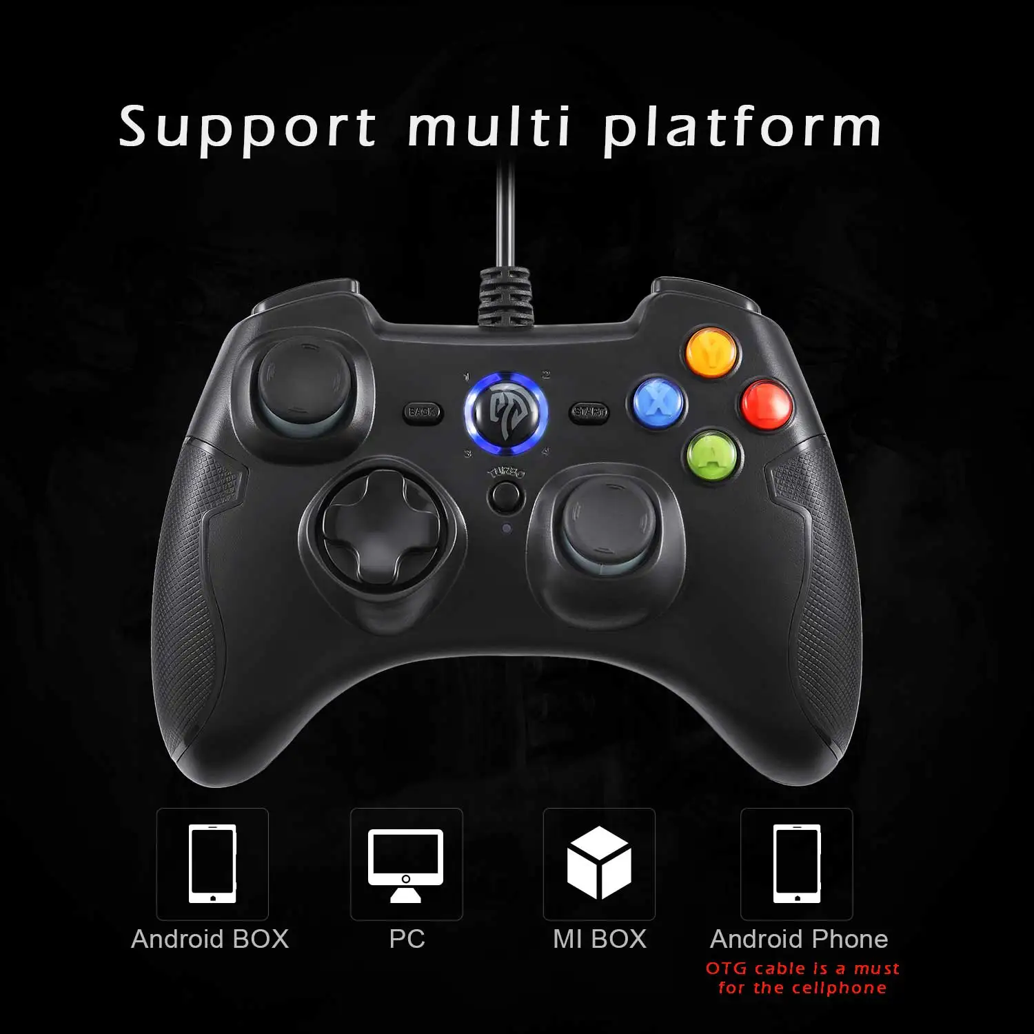 Factory Wholesale Joystick Usb Wired Fighter Joystick Controller For Pc ...