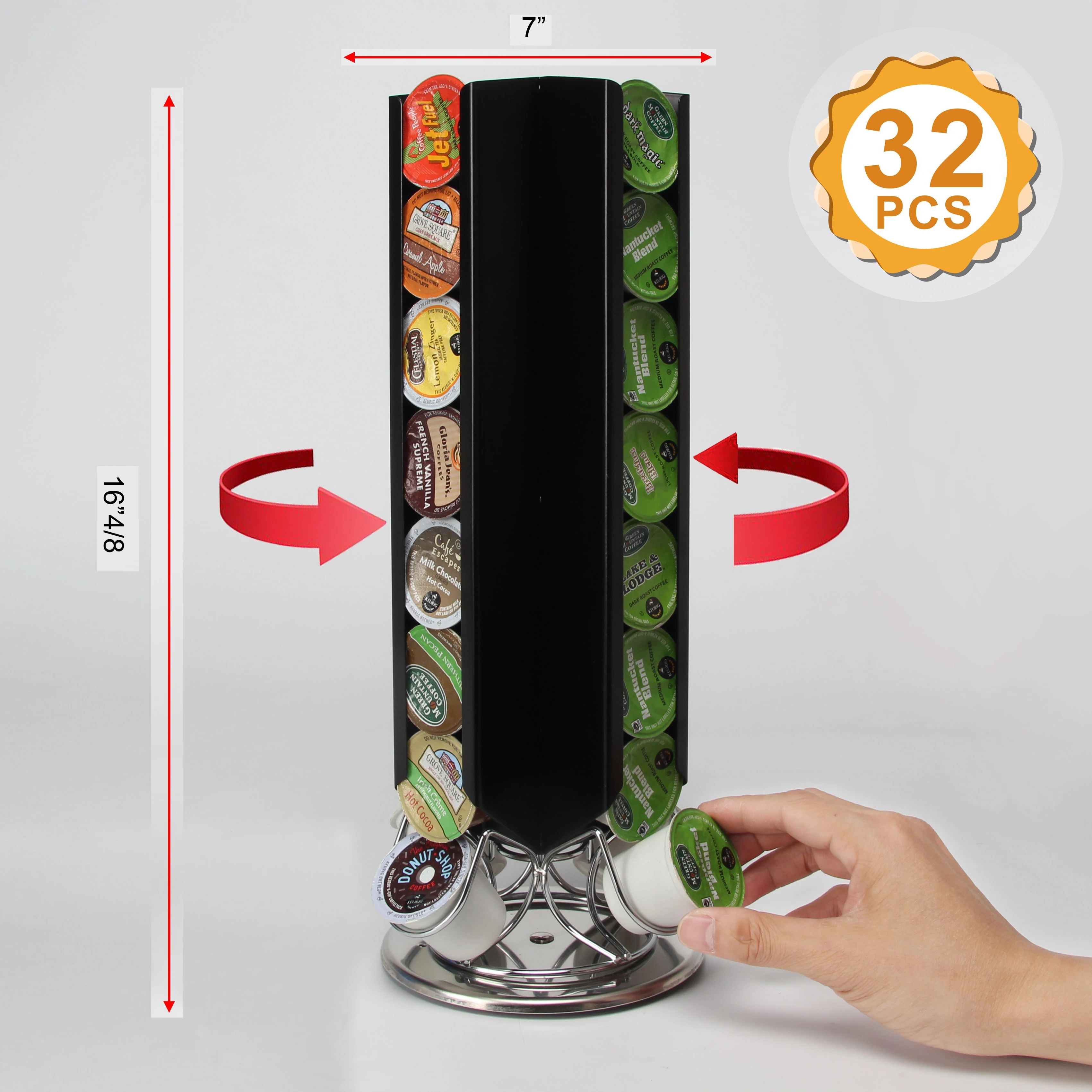 2023 New K Cup Holder Capsule Container Organizer Rack Coffee Capsule K ...