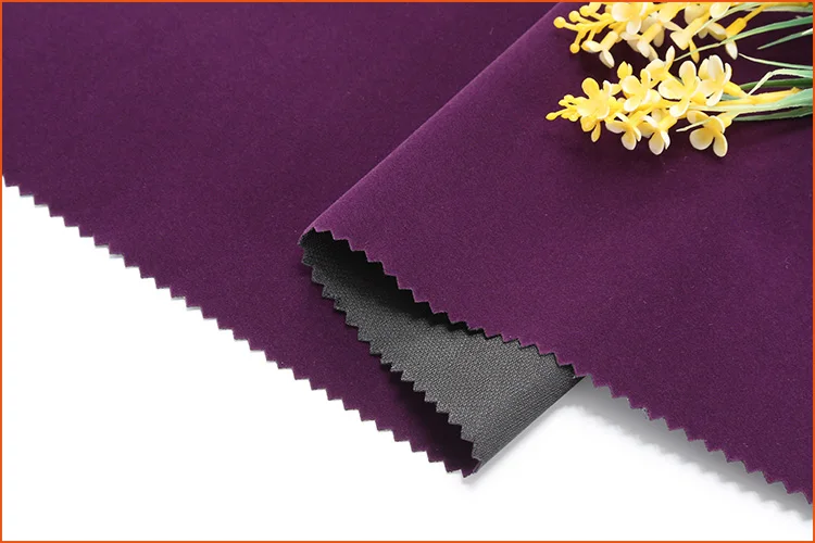 100% Polyester Knit Fleece Brushed Tricot Flocking Fabric - Buy 100% ...