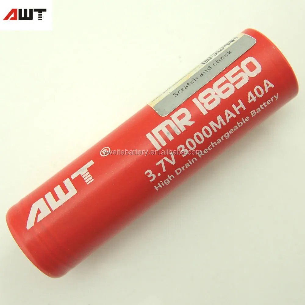 Top Selling (awt 18650 3000mah 40a Rechargeable Battery),A B C D E F G ...