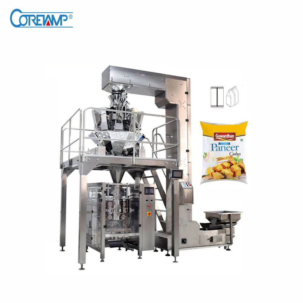 Automatic Sachet Paneer Cubes Packing Machine - Buy Paneer Cubes ...