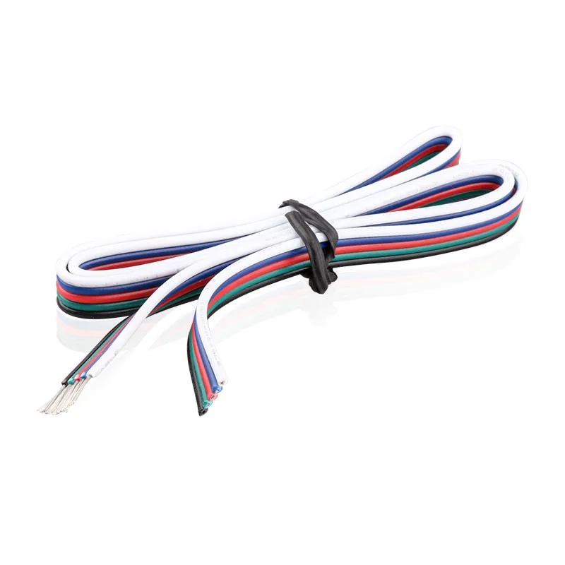 Rgbw Wire Cable 22awg 5pin Rgbw Strip Wire Cable - Buy Rgbw Wire Cable ...