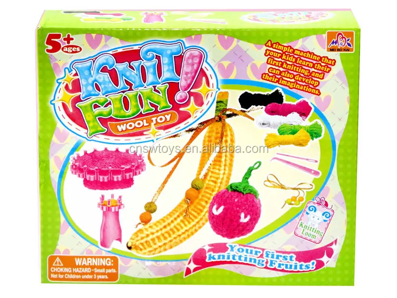 Kid Diy Game Knitting Toy Set Wool Creative Picture Js2705988 - Buy ...
