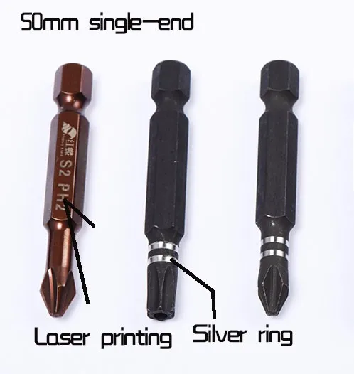 Professional Double Single Head Screwdriver Bit - High Magnetic PH2 Bit ...