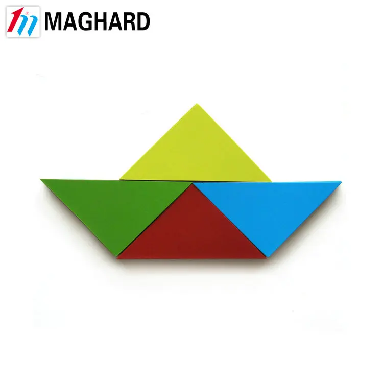 Right Angled Isosceles Triangle Magnetic Jigsaw Puzzle 16pcs/set - Buy ...