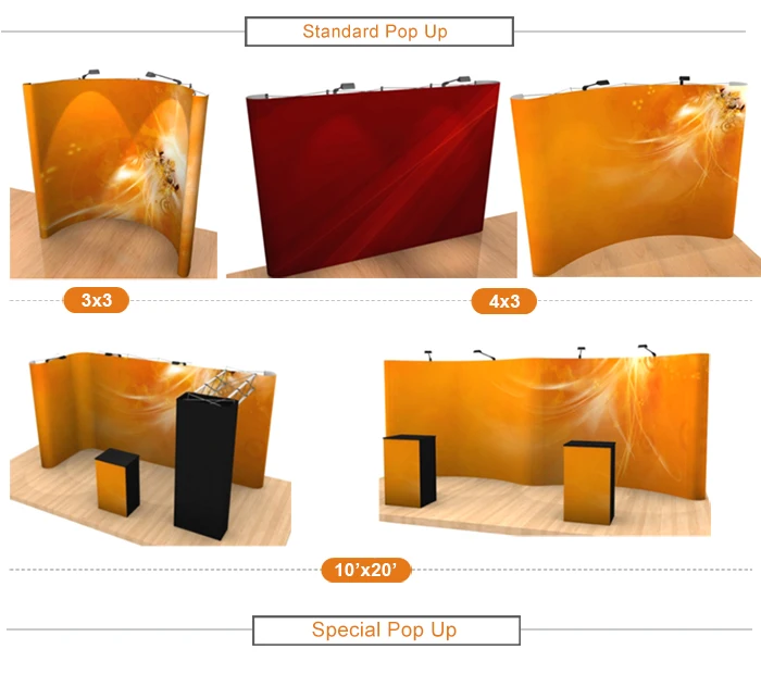 Customizable Portable Exhibition Booth - Lightweight & Versatile