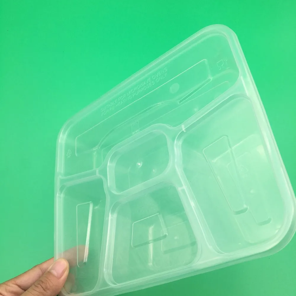 Products Supply Plastic Disposable Multi Compartment Takeaway Food ...