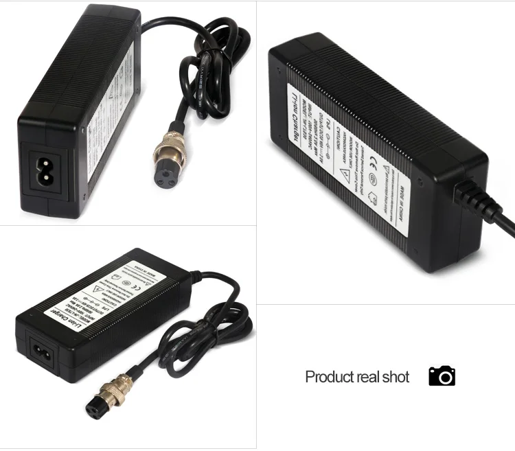 29.4V 3A Electric Scooter Battery Charger - Powerfast 3-Prong Inline