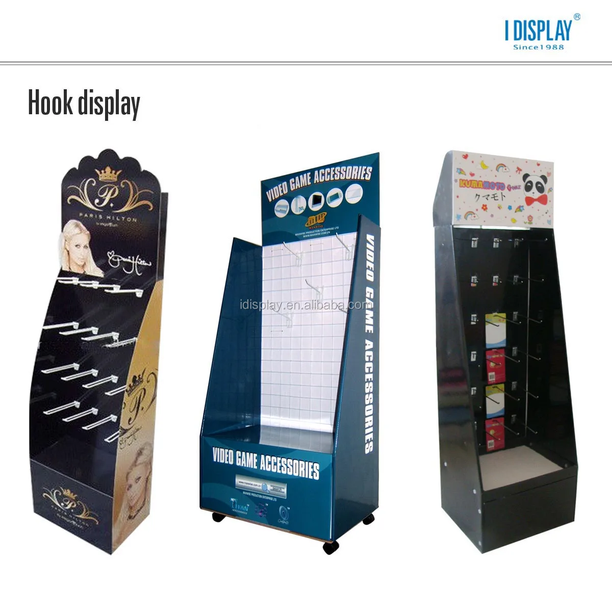 Portable Product Display Case Baby Product With 3 Tier Diaper Cardboard ...