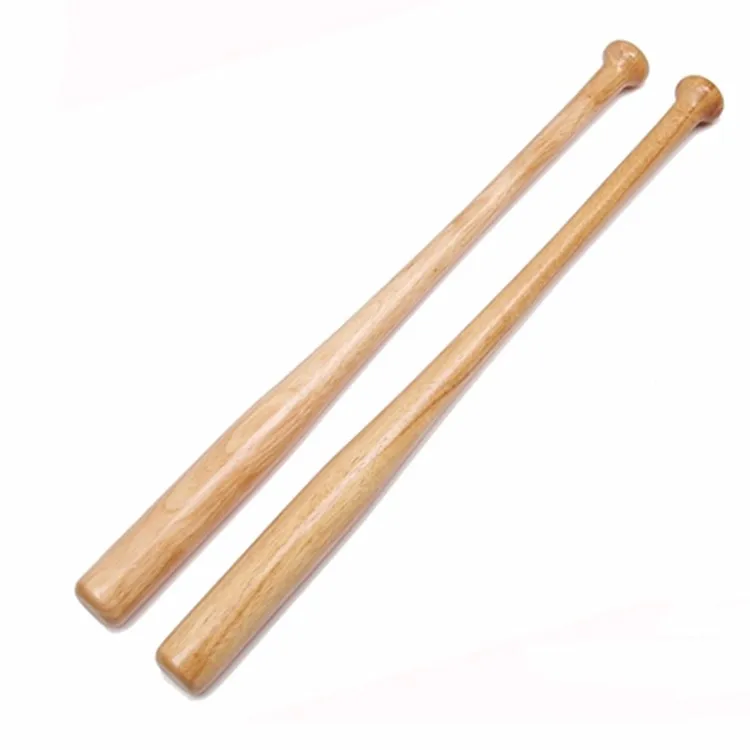 Factory Wooden Baseball Bat Rubber Wood Baseball Bat Custom Wooden ...