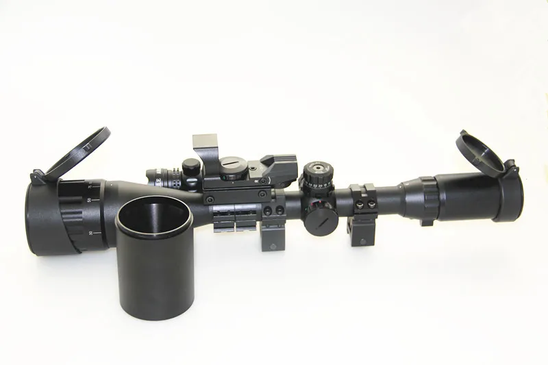 Spike 6-24x50 AOL with Red Dot and Red Laser Combo Scope