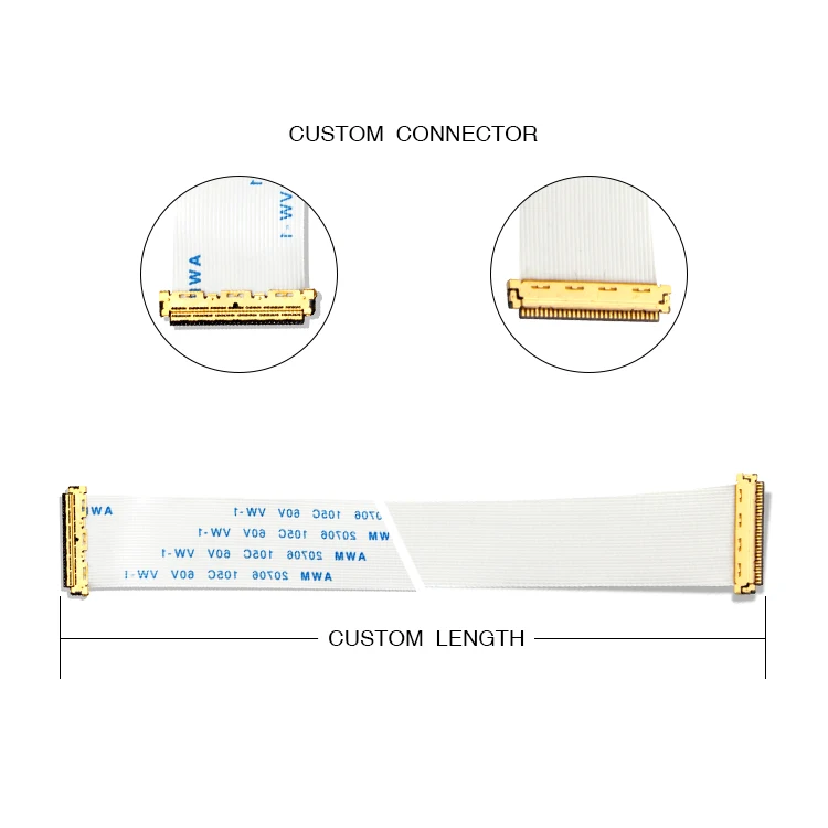 Sino Media 20798 80C 60V Vw 1 Awm - Reliable LVDS FFC Cable