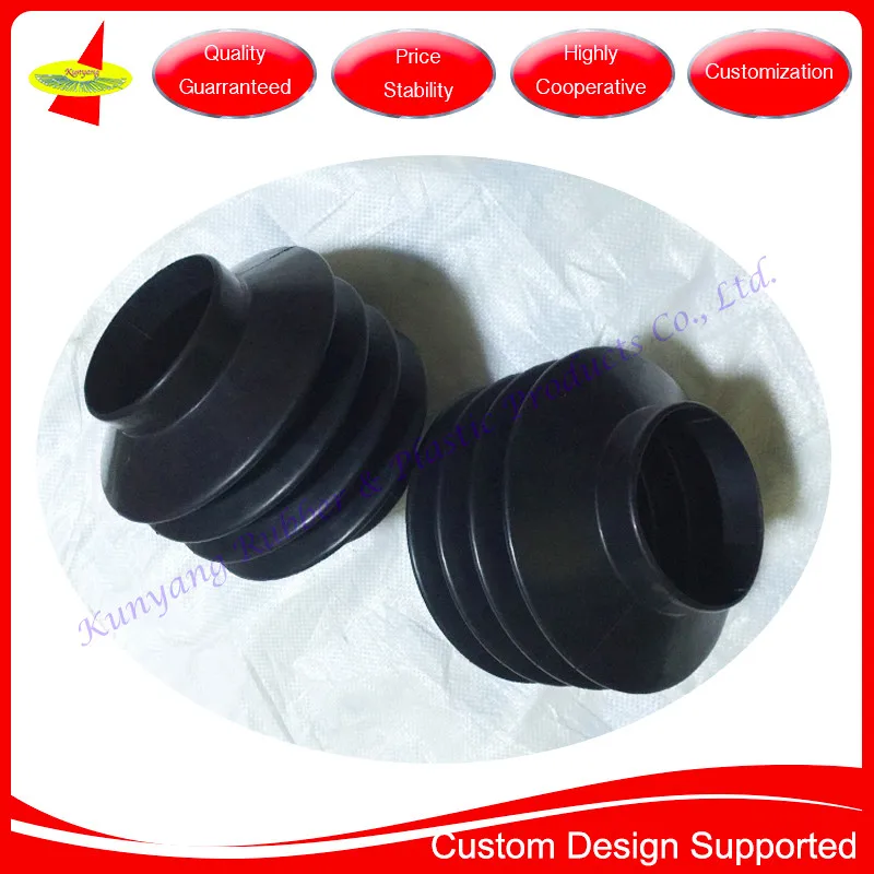 Standard Or Custom Molded Big Epdm Rubber Round Flexible Bellows - Buy ...
