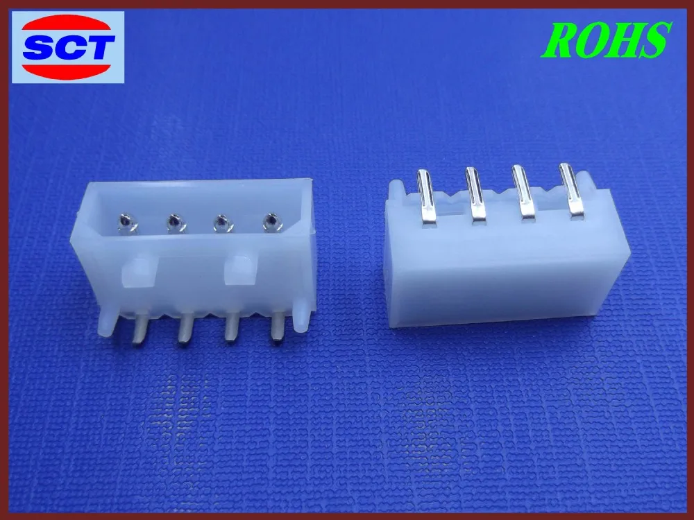 4 Pin Molex 8981 5.08mm Right Angle Pin Header Connector Used Computer ...