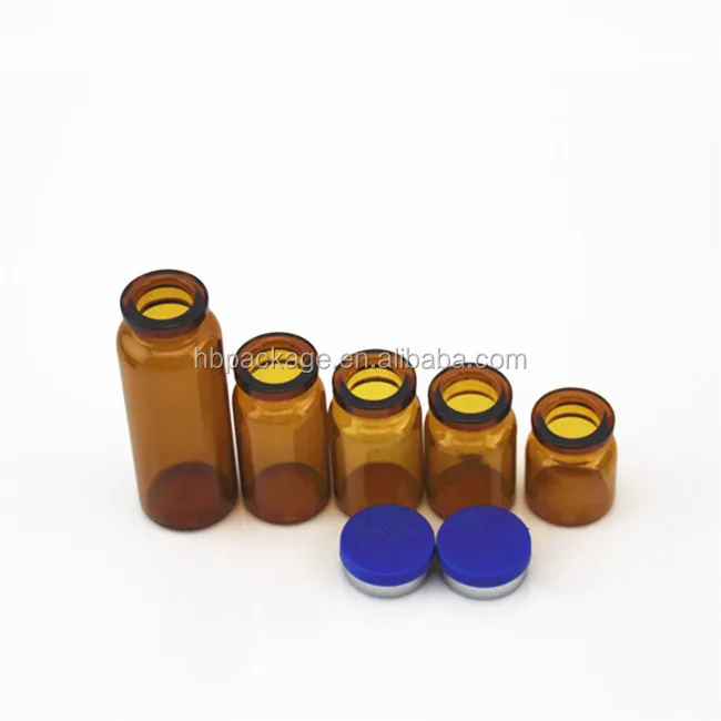 Small Empty 0.5oz 15ml Amber Vials Bottle Of Sterile Powder Vial ...