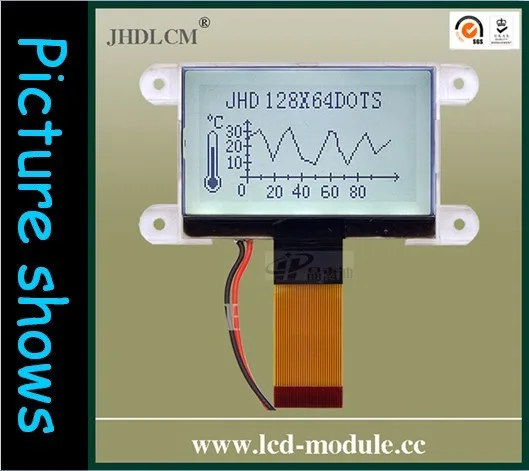 128x64 St7565r Lcd Module JHD12864-G73IBSWD-G - JHDLCM