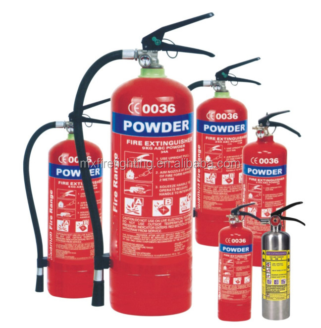 Ce 0036 Approved 6kg Dry Chemical Powder Fire Extintor With Convex Foot ...