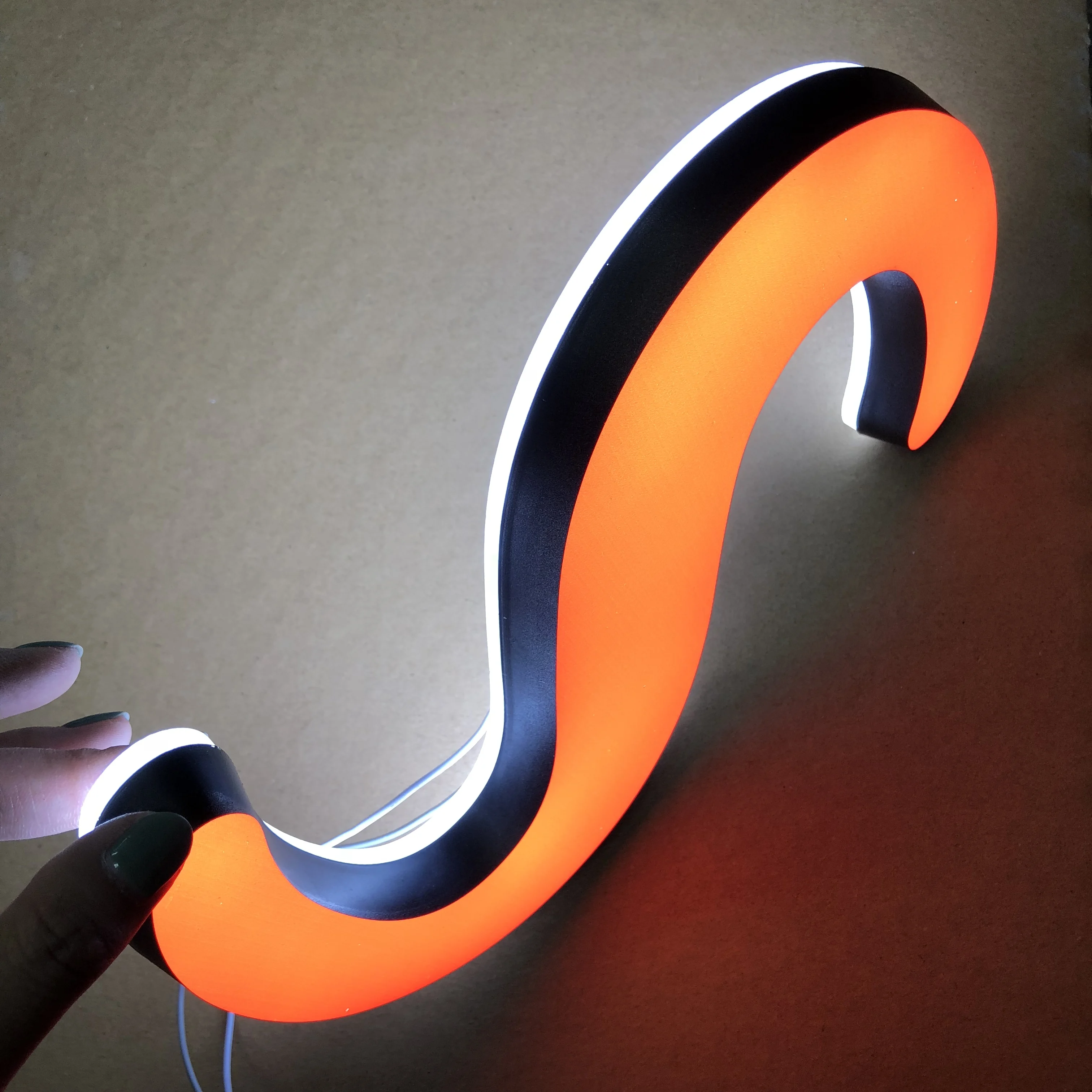 Shop Front LED Signs - Customizable Acrylic Characters