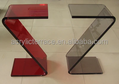 Acrylic Z Side Table Z Shape End Table - Buy Acrylic Z Shape End Table ...