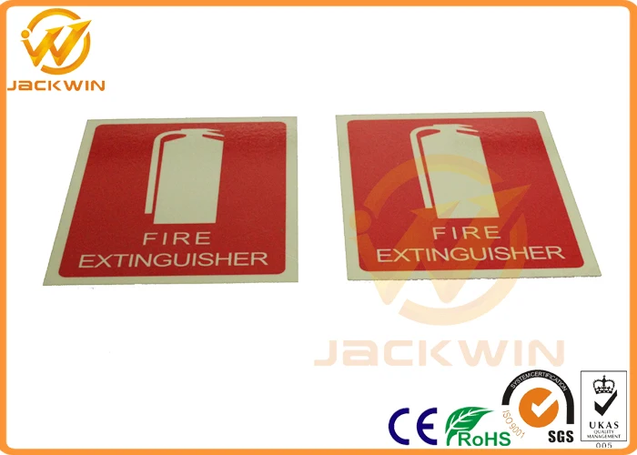 Customized Fire Extinguisher Aluminum Safety Reflective Warning Sign ...