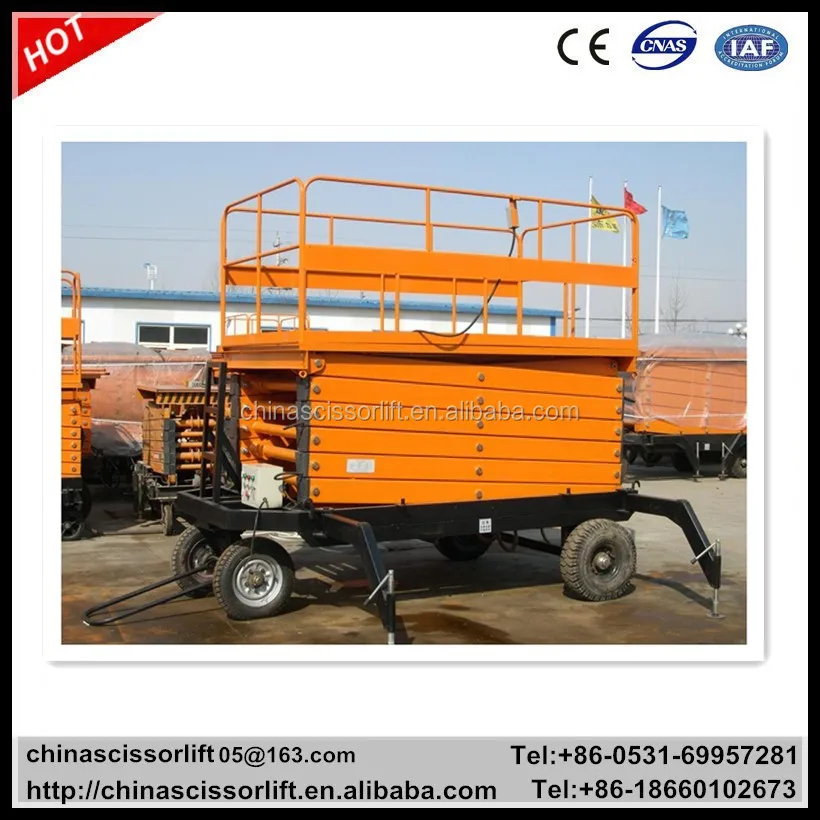 20 Meter Lift Hydraulic Work Platforms Scissor Lift - Buy Hydraulic ...
