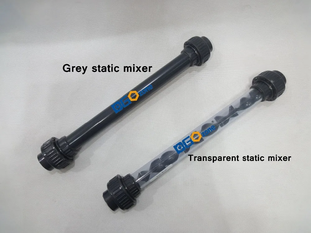 3/4" Transparent Static Mixer - Efficient Mixing Solutions