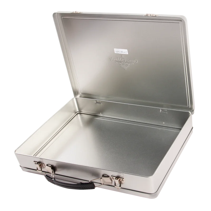 Accept Custom Order Rectangular Hinge Tin Box For Packing A4 Paper File ...