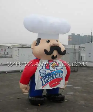 Commercial Grade PVC Tarpaulin Inflatable Giant Chef/ Inflatable ...