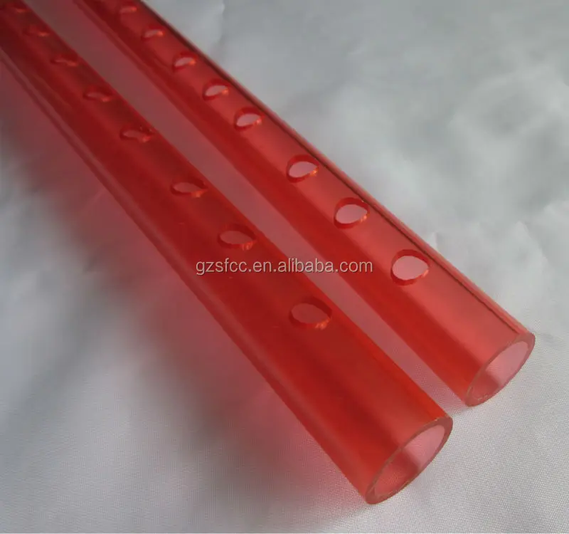 Rot Acryl Perforierte Rohr,Led Rohr,Kunststoff Rohr - Buy Farbe Pmma ...