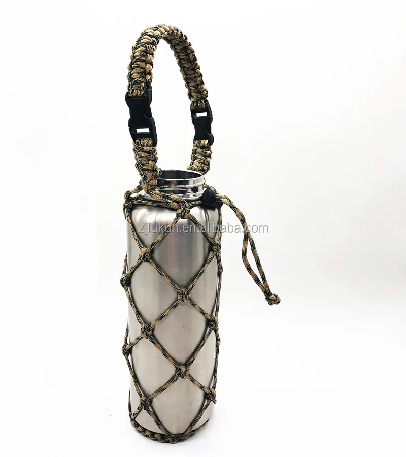 Wholesale Foldable Paracord Rope Bottle Holder - Durable & Versatile