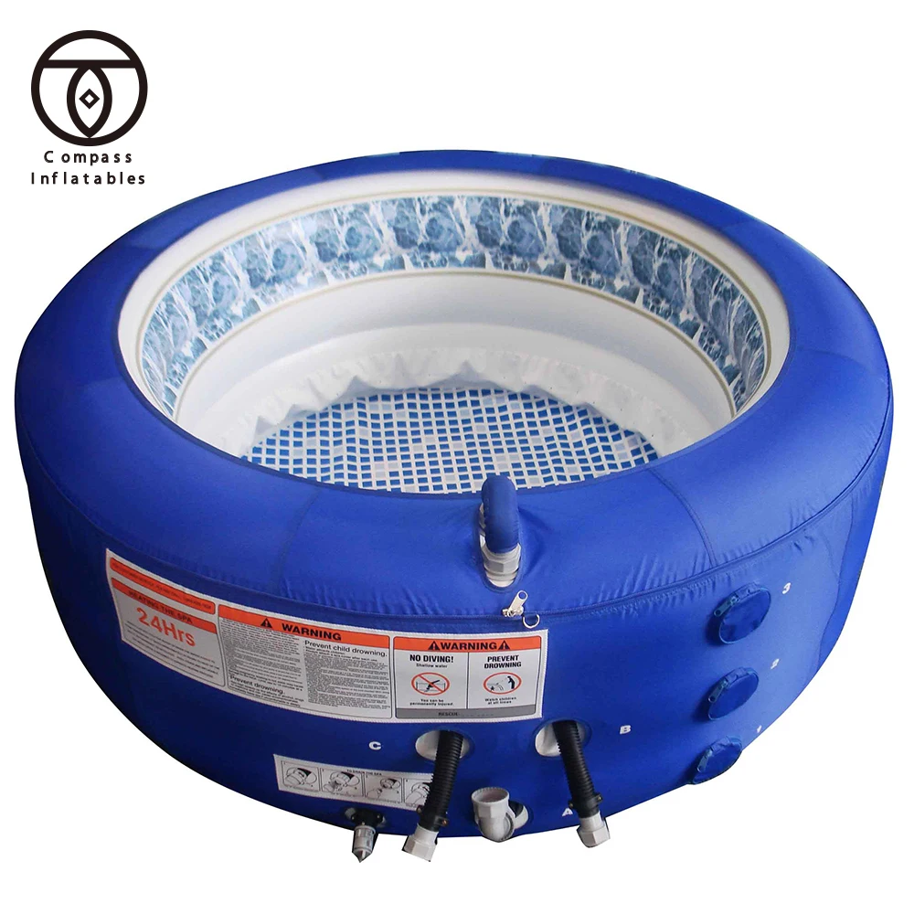 Custom Professional Inflatable Spa Pool Supplier Round Inflatable ...