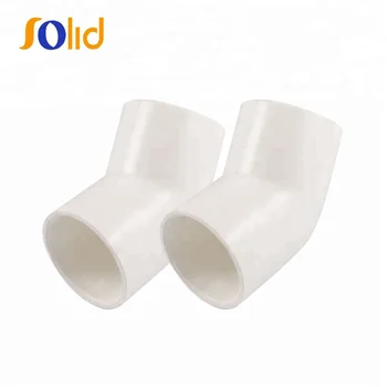 Plastic Pipe Fitting Upvc 45 Degree Pvc Elbow - Buy Pvc Fitting 45 ...